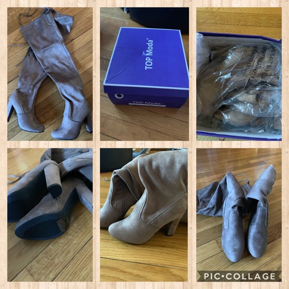 TOP Moda | Shoes | Brand New Over The Knee Boots Top Moda | Poshmark